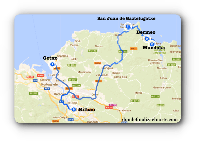Mapa turistico del pais vasco | Arsecultur.com